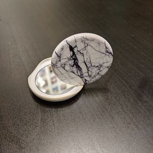 PopSocket | Accessories | Popgrip Mirror Dove White Marble Top Only ...